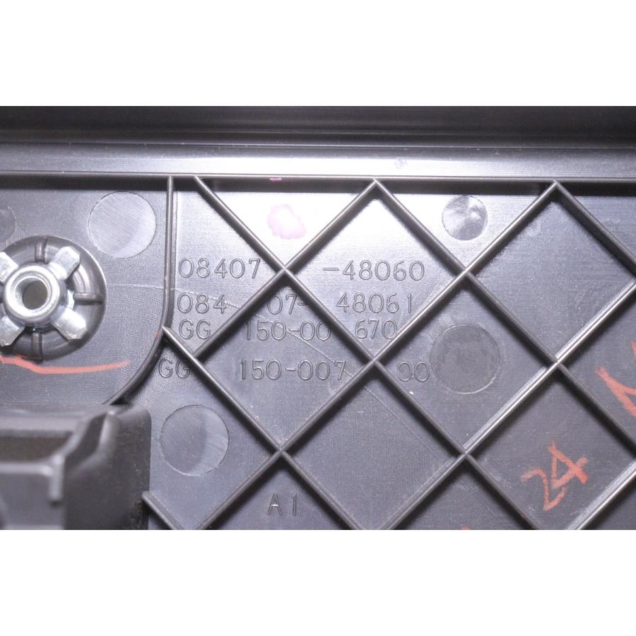 45-2040★未使用品★20 レクサスRX フロントナンバープレートフレーム 08407-48060/08407-48061 グレー 純正★ ...