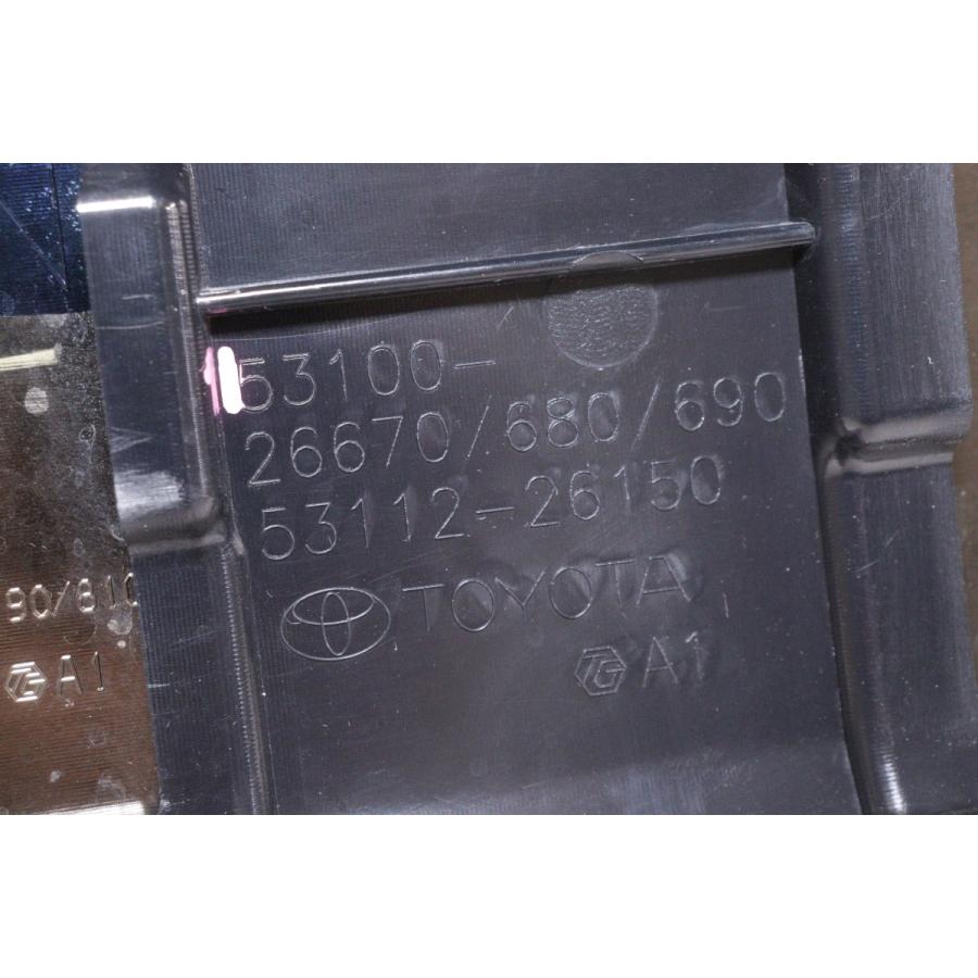 45-78★6型 200系 ハイエース 標準 フロントグリル★53100-26670 スーパーGL ダークプライム スモークメッキ 純正★ ...