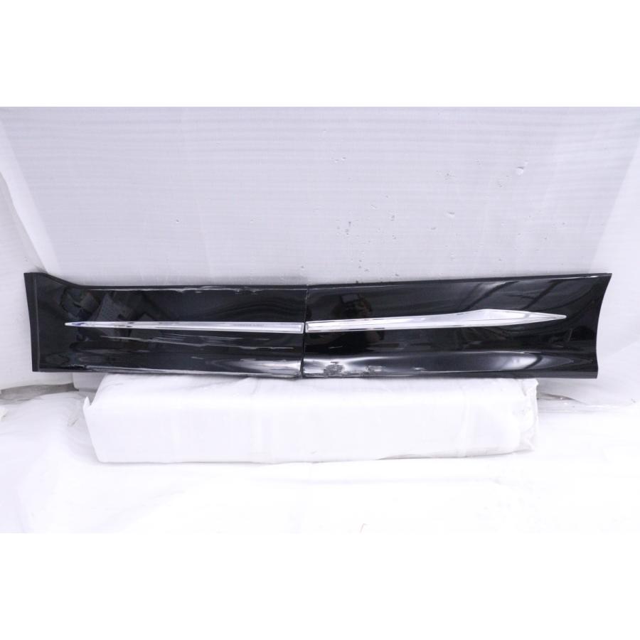 47-1627★ZRR80W ノア Si ヴォクシー ZS 左サイドスカートセット 76906-28160 ブラック 202 補修用★トヨタ ...