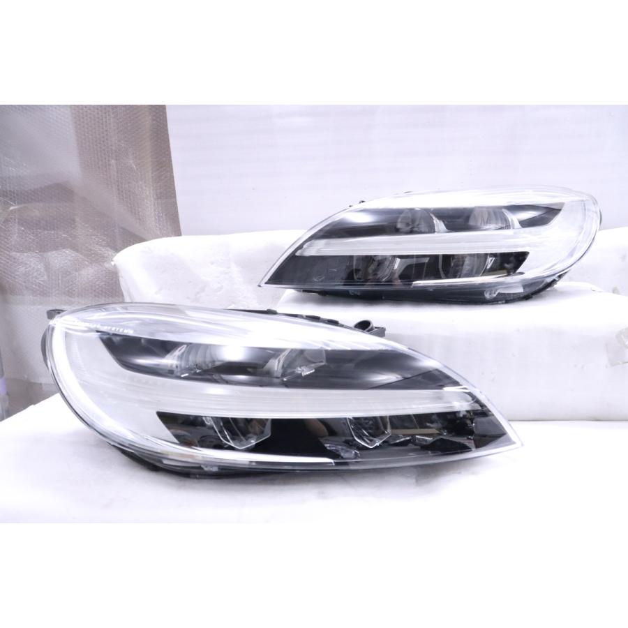 47-835★【値下】後期 LED MB VOLVO V40★左右ヘッドライト 32228481/32228482 黒無塗装 純正★ボルボ ...