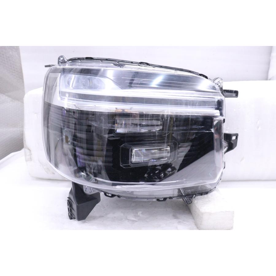 51-1508★LED JF5 N-BOXカスタム★右ヘッドライト STANLEY W6712 打刻:J ASSY ブラック 純正★ホンダ ...