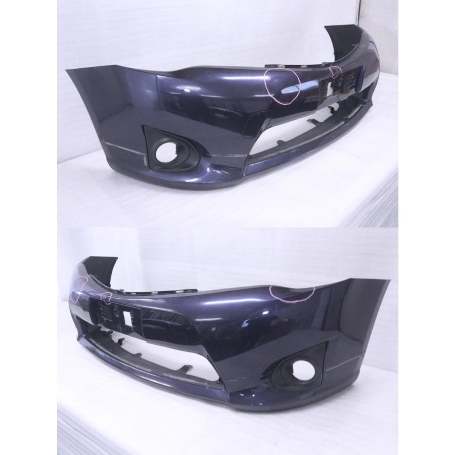 51-755★前期 NZE161G カローラフィールダー HV フロントバンパー★エアロ系 52119-12E50 紫ラメ 補修用 純正 アク ...