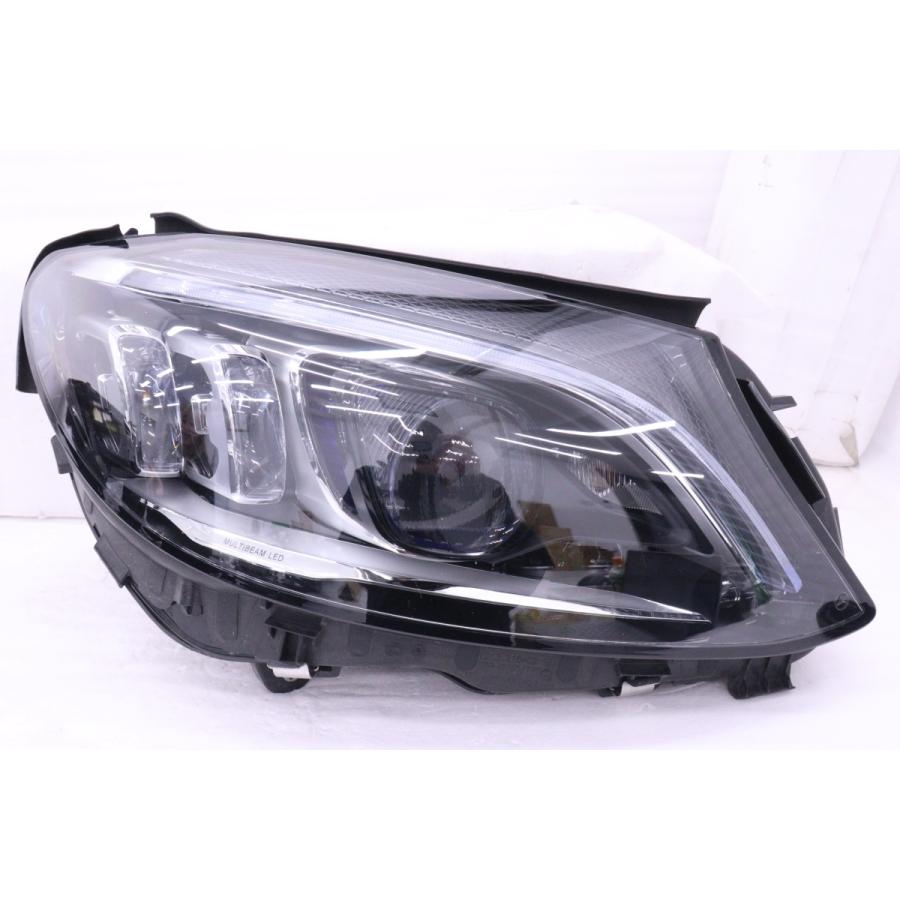 52-1011★後期 LED W205 Cクラス★右ヘッドライト A205 906 18 06 KZ 打刻:C ブラック 純正★メルセデス ...