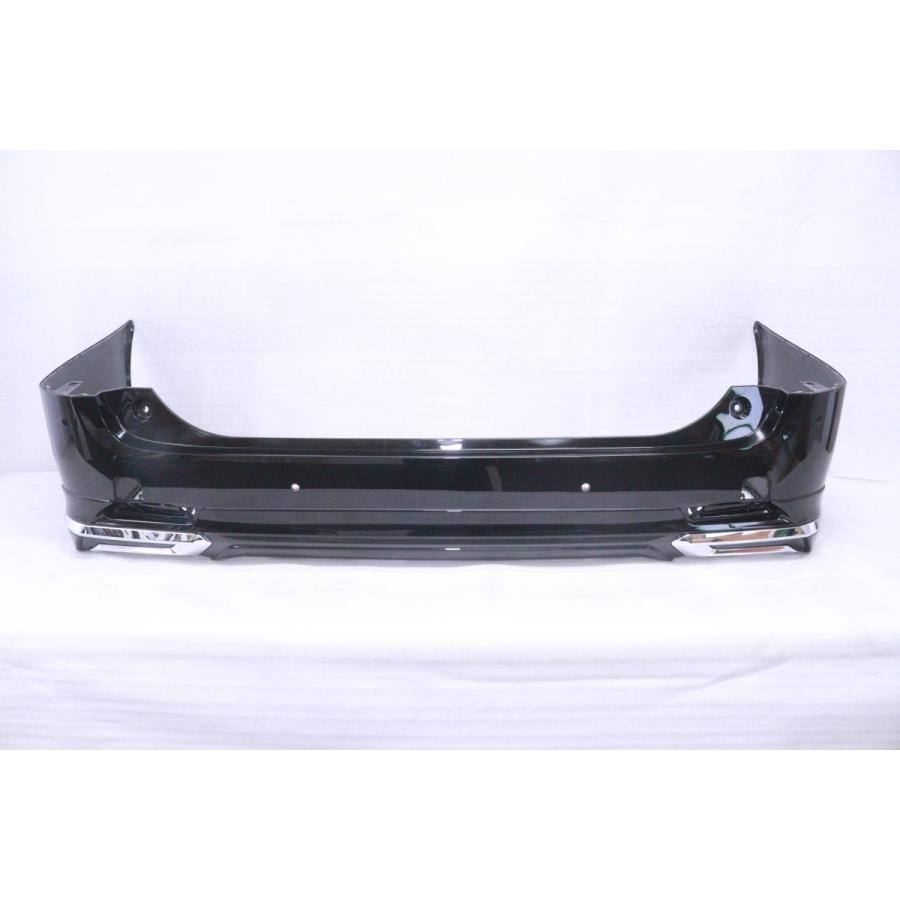 53-102★モデリスタ★後期 30 アルファード HV リアバンパー スポイラー付★52159-58160 461 スタンダード系 黒 ...