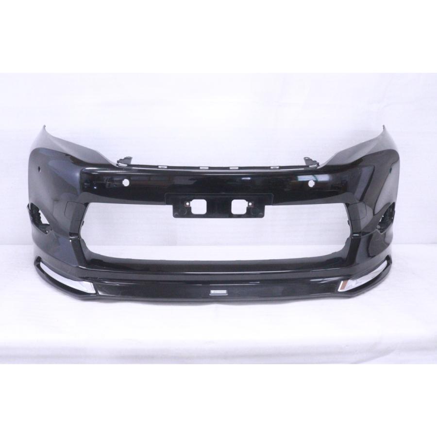 53-2659★モデリスタ Ver1★前期 ZSU60W ハリアー HV フロントバンパー スポイラー付★52119-48C60 428 ブラック 202 補修用 トヨタ : ENISHI ...