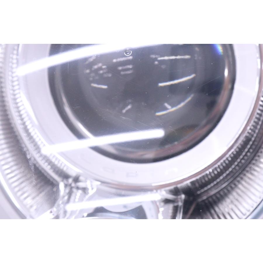 54-764★HID HE33S ラパン★右ヘッドライト ICHIKOH 1915 ユニット メッキ 純正★スズキ ジャンク (QT ...