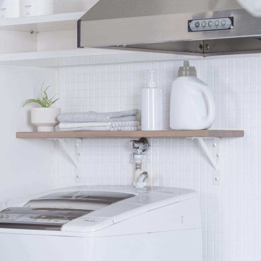 アイアン L型 ブラケット ホワイト 奥行150mm 1本単位 379552 : enomi ヤフー店 - 通販 - Yahoo!ショッピング