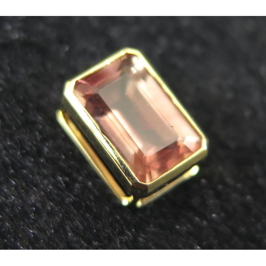 オレゴンサンストーン 8.8mmエメラルドカット ペンダントトップ K18YG 1.03g 【榎本通商12789】 :12789a:榎本通商 ...