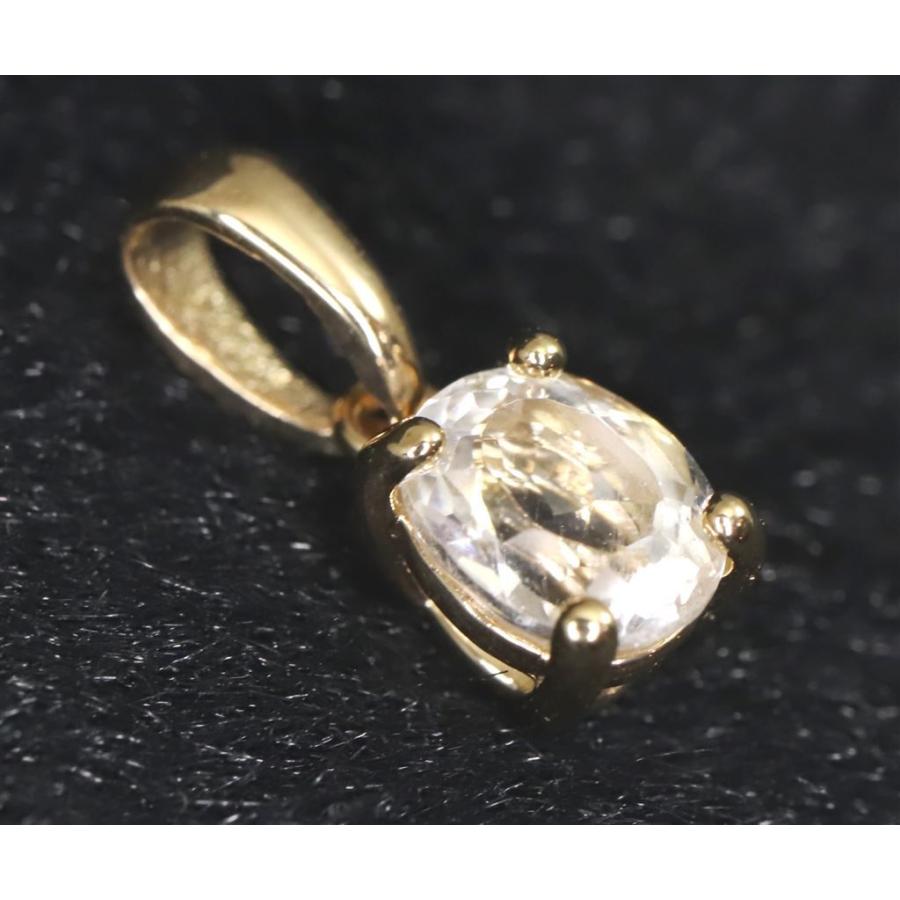 ブラジル産 フェナカイト 5mmオーバル ファセットカット ペンダントトップ K18YG 0.51g 【榎本通商20550】 : 20550a ...