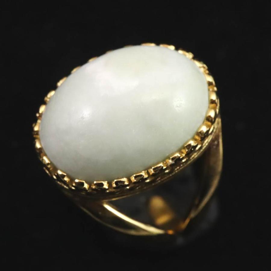 糸魚川翡翠 ヒスイ 20mmオーバル リング フリーサイズ 18KGP 8.6g 【榎本通商23384】 : 榎本通商 - 通販 - Yahoo!ショッピング