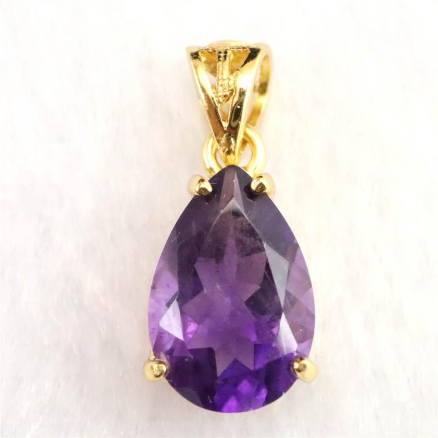 アメジスト 12mmペアシェイプ型 ペンダントトップ 18KGP 1.49g 【榎本通商33633】 : 榎本通商 - 通販 - Yahoo!ショッピング