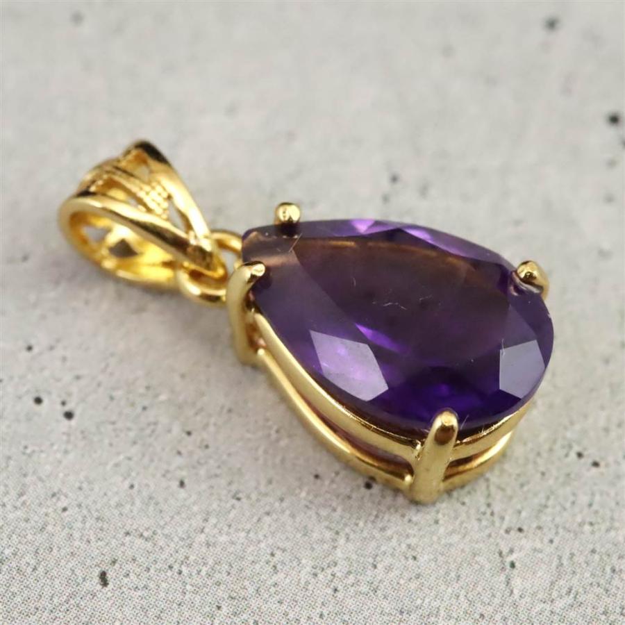 アメジスト 12mmペアシェイプ型 ペンダントトップ 18KGP 1.49g 【榎本通商33633】 : 榎本通商 - 通販 - Yahoo!ショッピング