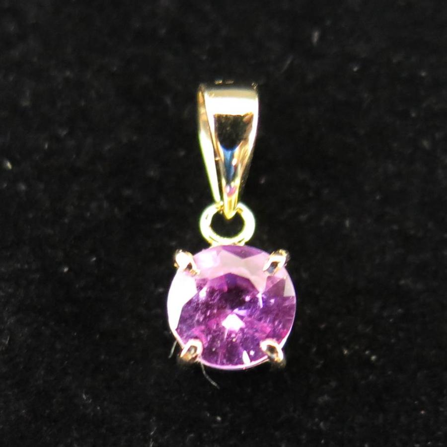 ピンクサファイア 5mmラウンド ペンダントトップ K18YG 0.57g 【榎本通商53230】 : 榎本通商 - 通販 - Yahoo!ショッピング