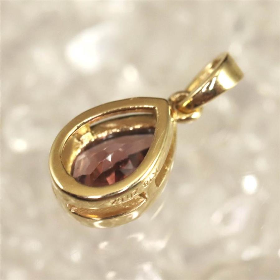 ピンクジルコン 7.3mmペアシェイプカット ペンダントトップ K18YG 0.67g 【榎本通商80023】 : 榎本通商 - 通販 - Yahoo!ショッピング