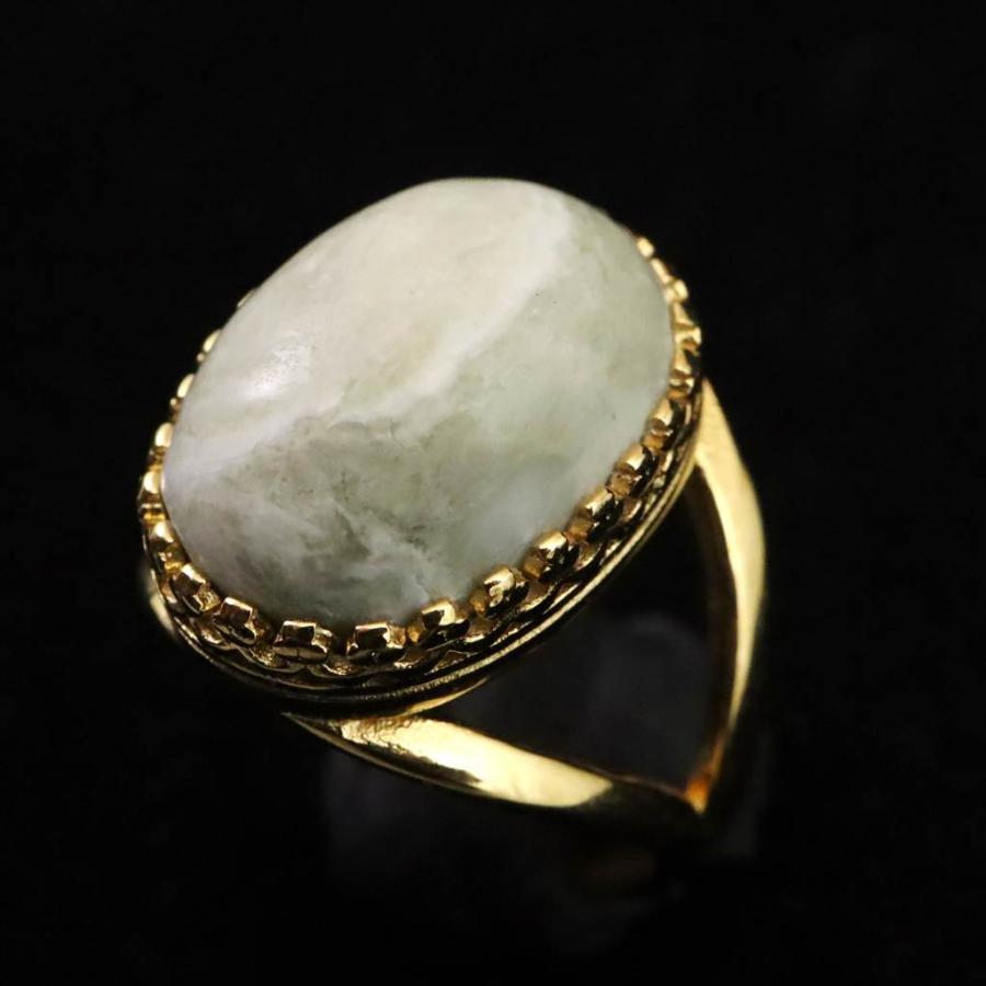 糸魚川翡翠 ヒスイ 20mmオーバル リング フリーサイズ 18KGP 8.0g 【榎本通商81972】 : 榎本通商 - 通販 - Yahoo!ショッピング