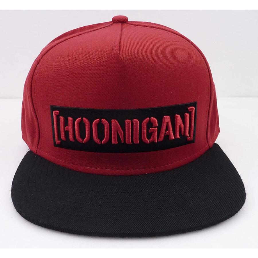 [並行輸入品] HOONIGAN フーニガン ロゴ スナップバックキャップ (レッド) :enough-cap-hoonigan-0005 ...