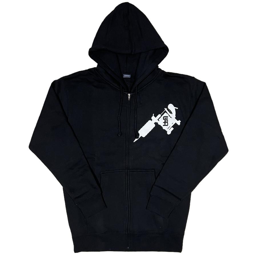 [並行輸入品] Steadfast brand ステッドファストブランド Nation tattooデザインプリント ジップアップパーカー ...