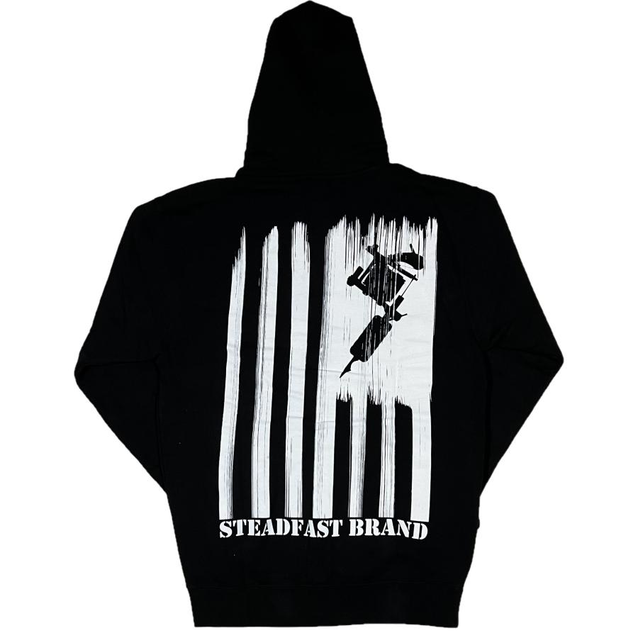 [並行輸入品] Steadfast brand ステッドファストブランド Nation tattooデザインプリント ジップアップパーカー ...