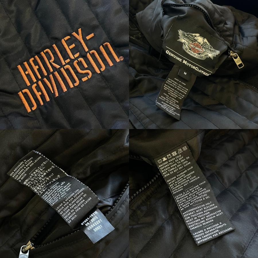Harley Davidson（ハーレー・ダビッドソン） 97551-16VM リバーシブル ボンバージャケット ブラック サイズM ...