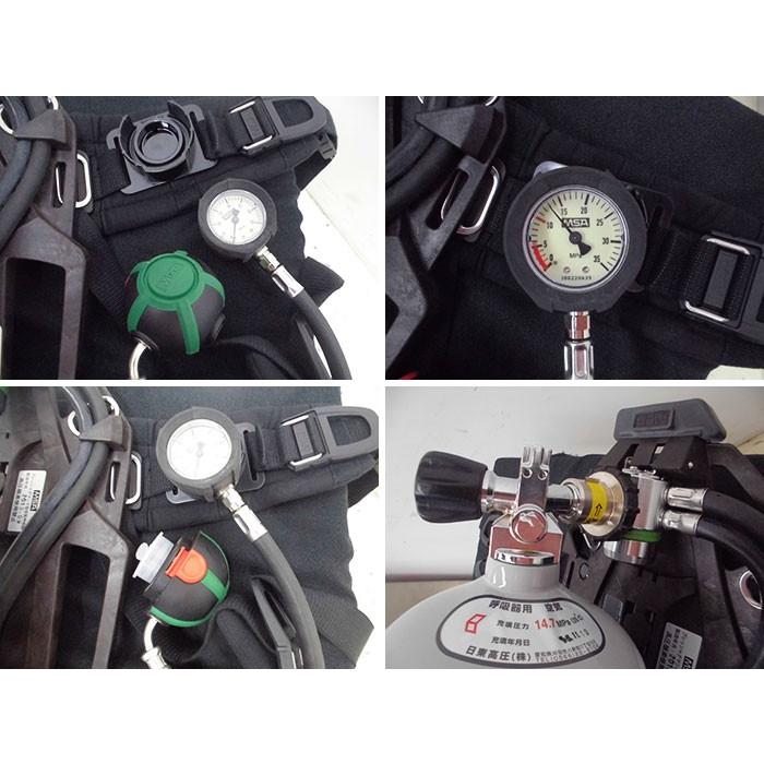 MSA エムエスジャパン AirGo Pro エアゴープロ 自給式呼吸器（空気呼吸器）高圧空気ボンベ付 2013年 現状渡し 【中古 ...