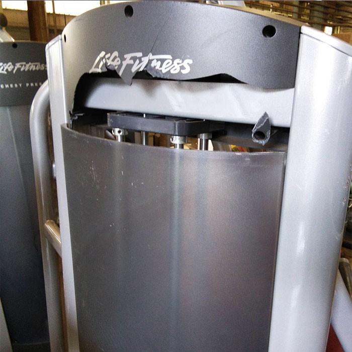 【送料無料】チェストプレス F2CP-501632 ライフフィットネス 2013年 ジム トレーニングマシン 中古 お客様荷下ろし【見学 千葉 ...