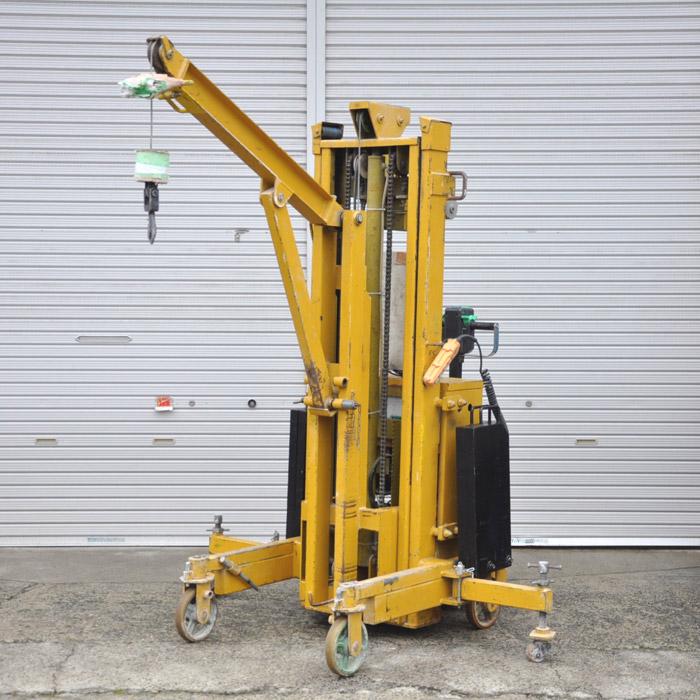 【送料無料】自走式タテール TSW-360-45 をくだ屋技研 2002年頃 最大荷重360kg バッテリーリフト型クレーン 中古 【見学 ...