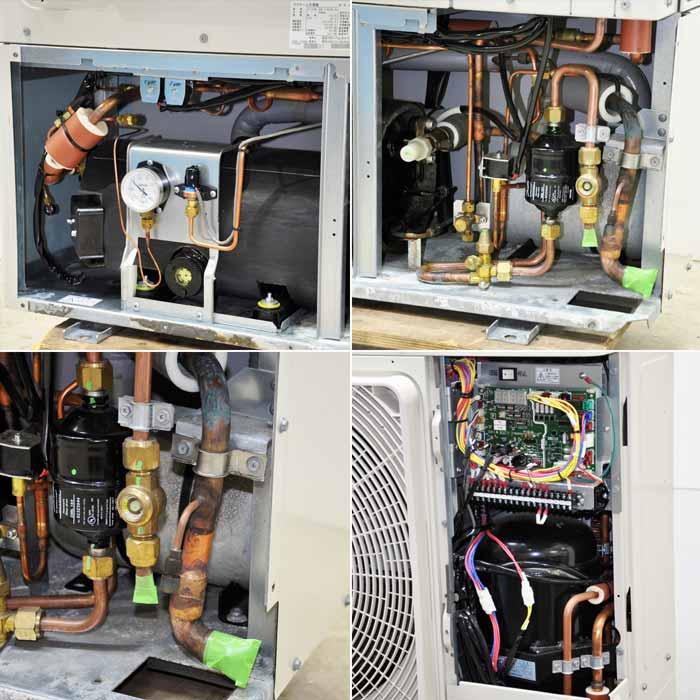 【送料無料】スクロール冷凍機本体 KX-R4A3 三相200V 4馬力 日立 2020年 ショーケース、プレハブ室外機 中古 【見学 大阪 ...