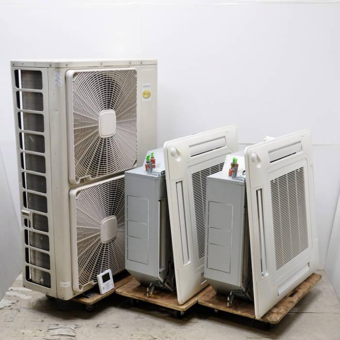 【送料無料】天井カセット形エアコン 4馬力 内)RCI-GP63K+RCI-GP50K 外)RAS-AP112GH3 日立 2017年頃 業務用 中古 【見学 大阪】【動産王】 : 動産王 ...