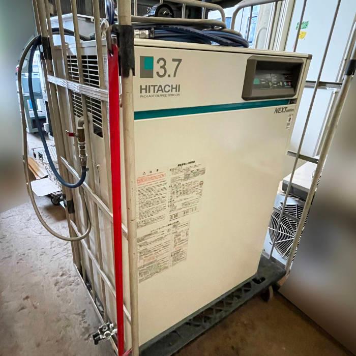 【送料無料】小型空気圧縮機 POD-3.7MNP5 日立産機 2017年 コンプレッサー 中古 【見学 千葉】【動産王】 :PG12-TK01:動産王 - 通販 - Yahoo!ショッピング