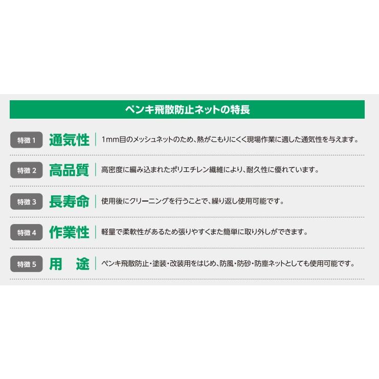 飛散防止ネット3.6×5.4m 塗装ネット450P非防炎【法人様限定】ナガタ産業 : 遠信業務資材苑 - 通販 - Yahoo!ショッピング