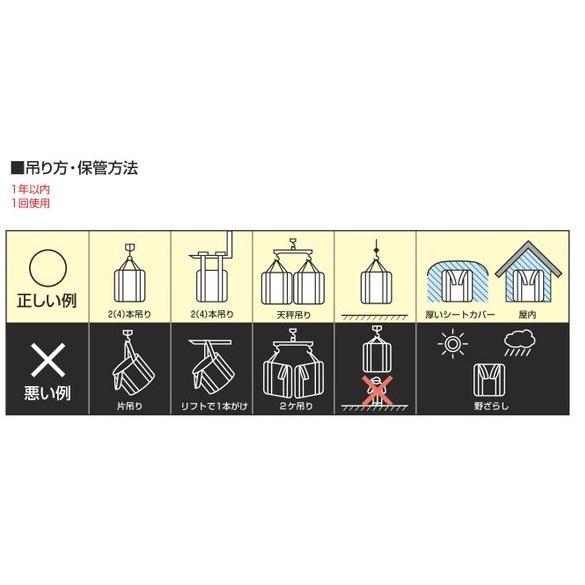 フレコンバック1T【丸型 排出口付】10枚 φ1100×H1100 紫外線劣化防止材入NT-005 : 遠信業務資材苑 - 通販 - Yahoo!ショッピング