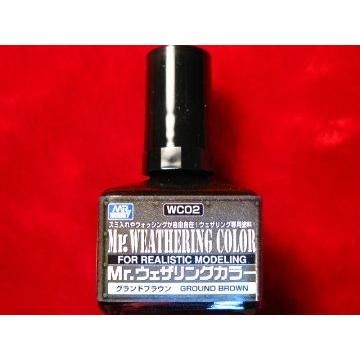 Mr.ウェザリングカラー グランドブラウン (WC02) GSIクレオス : ホビーショップ遠州屋 - 通販 - Yahoo!ショッピング