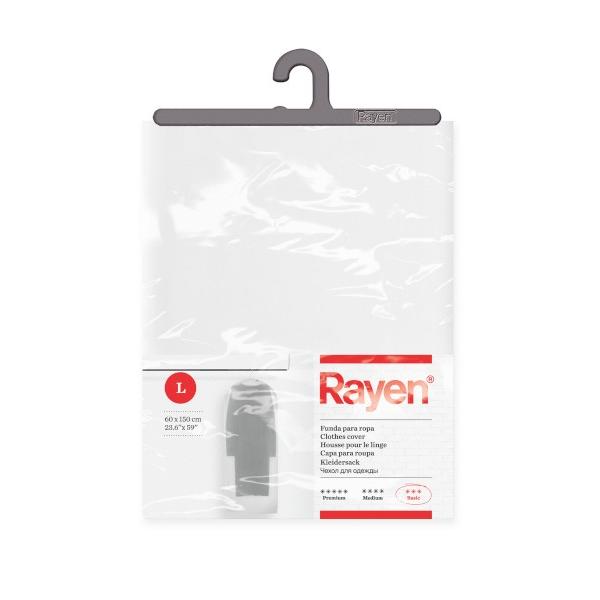 洋服カバー 衣類カバー クロージングカバー L ホワイト クリア PVA Rayen レイエン マチ付き 半透明 衣類が見える 衣類ケア 服 ...