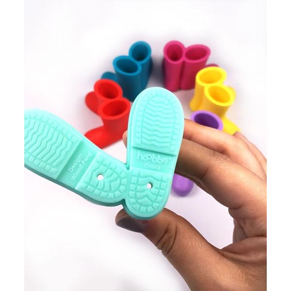 Hoobbe フービー レインブーツハブラシホルダー パープル ギフト おしゃれ : entre square ヤフー店 - 通販 ...