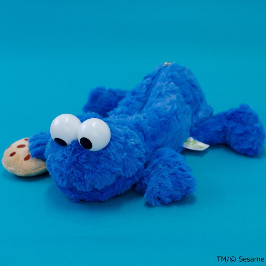 nici NICI ニキ フィギュアペンポーチ セサミストリート エルモ クッキーモンスター / ペンポーチ ペンケース 筆箱 ポーチ ギフト ...