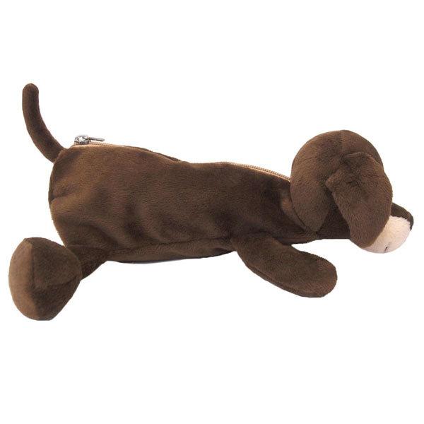 NICI ニキ フィギュアペンポーチ ダックスフント / フィギュアポーチ ドイツ ぬいぐるみ 動物 犬 ふわふわ ギフト ペンポーチ ...