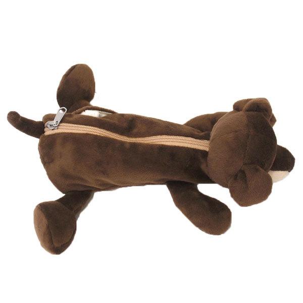 NICI ニキ フィギュアペンポーチ ダックスフント / フィギュアポーチ ドイツ ぬいぐるみ 動物 犬 ふわふわ ギフト ペンポーチ ...