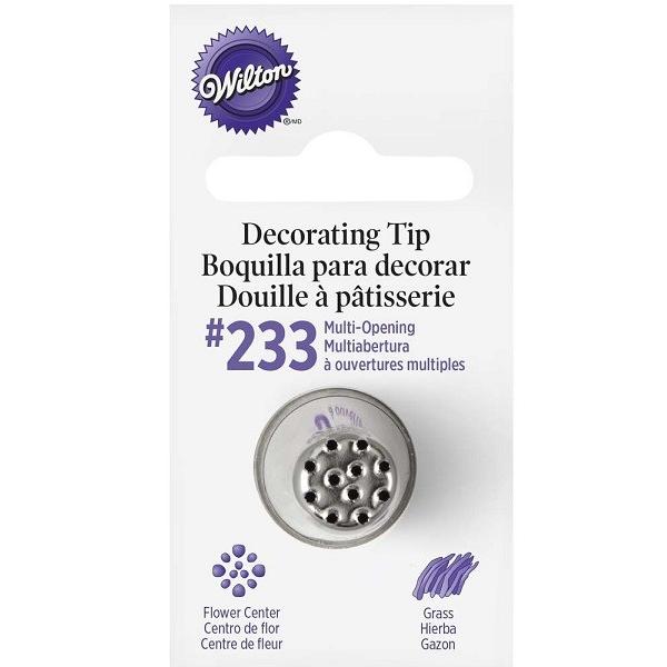 Wilton ウィルトン マルチオープンチップ 口金 #233 絞り器 お菓子 製菓 製菓道具 製菓用品 調理器具 スイーツ 料理 お菓子作り ...