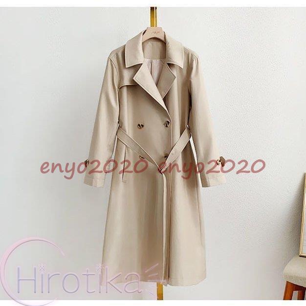 トレンチコート レディース スプリングコート ロングコート Aライン