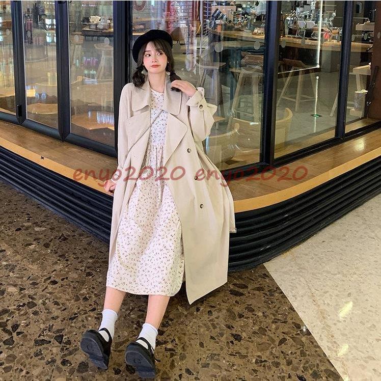 スプリングコート レディース トレンチコート 春コーデ ライトアウター