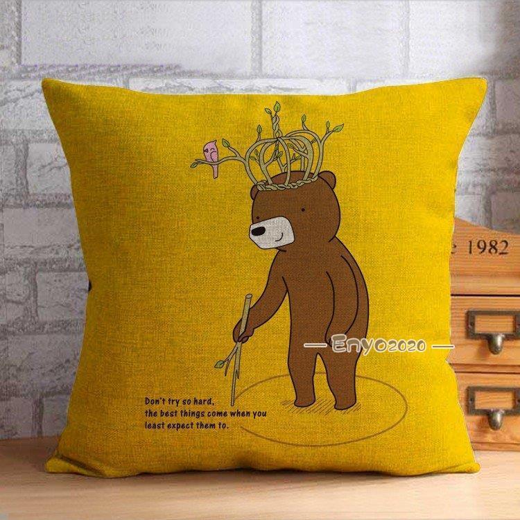 クッションカバー 北欧 雑貨 お洒落 インテリア 45cm×45cm 結婚祝い 新築祝い 可愛い 綿麻 水洗い可 : dd0618 ...