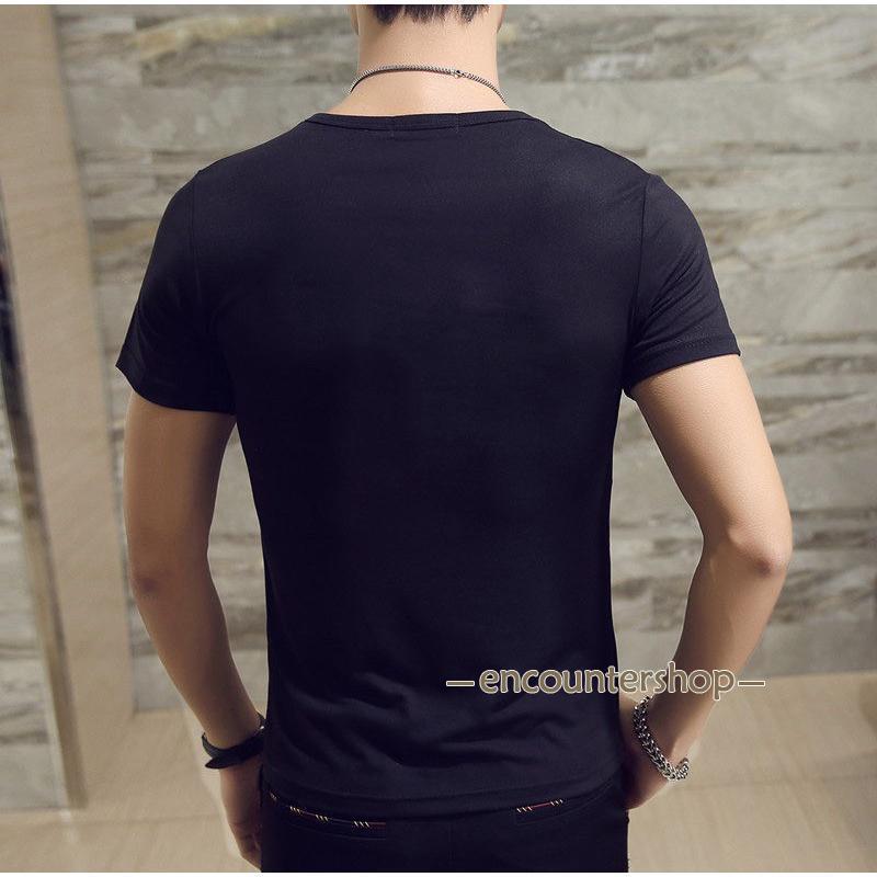 ブランド登録なし Tシャツ インナー 半袖 2type Vネック 丸首 クルーネック インナーシャツ 無地 クール ドライ シャツ 吸汗 速乾 肌着 下着 大きいサイズ : ネットファミリー ...