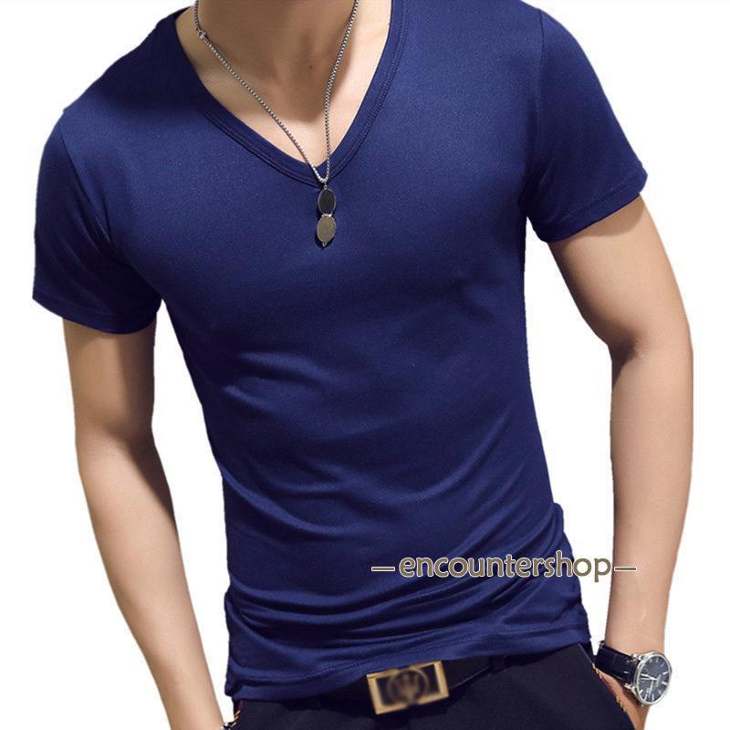 Tシャツ インナー 半袖 2type Vネック 丸首 クルーネック インナーシャツ 無地 クール ドライ シャツ 吸汗 速乾 肌着 下着 大きいサイズ :dd2307-yoshidada575 ...