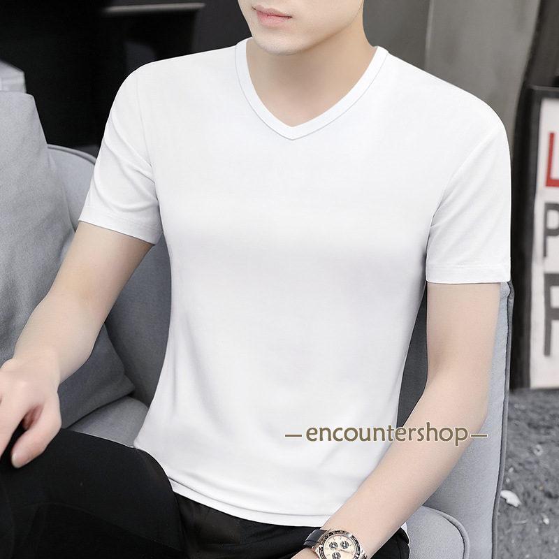 Tシャツ メンズ 半袖 2type 半袖Tシャツ Vネック おしゃれ 春 夏 秋 スポーツ 吸汗 速乾 カジュアル 涼しい インナー クルーネック : ネットファミリー - 通販 ...