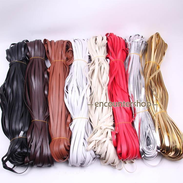 革紐 レザーコード 幅3mm/4mm/5mm/長5m PUレザー DIY 平革紐 ハンドメイド しなやか 革ひも バッグ 合皮 皮紐 丈夫 材料 革小 : ネットファミリー - 通販 ...