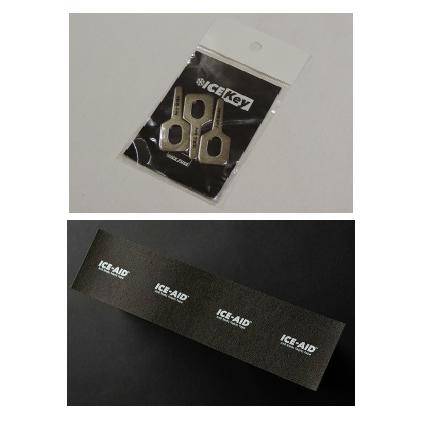 ICE Key アイス キー 3枚セット & AID エイド 4点セット 代引き不可 極細繊維不織布 導電性ポリマー 静電気除去 帯電防止 ...