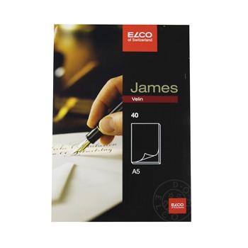 ELCO エルコ 【JamesVelin ライティングパッドA5 40シートRef.71312-10 文房具 おしゃれ ステーショナリー ...