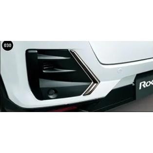 ダイハツ Rocky/ロッキー A201S/A202S/210S 後期：純正 リヤバンパーサイドガーニッシュ(ブラックメッキ) : エピックス - 通販 - Yahoo!ショッピング