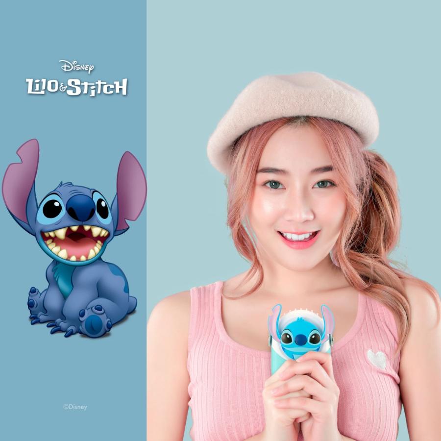Disney（ディズニー） InfoThink ハンディファン Portable Fan スティッチ Stitch iFAN-100 ...