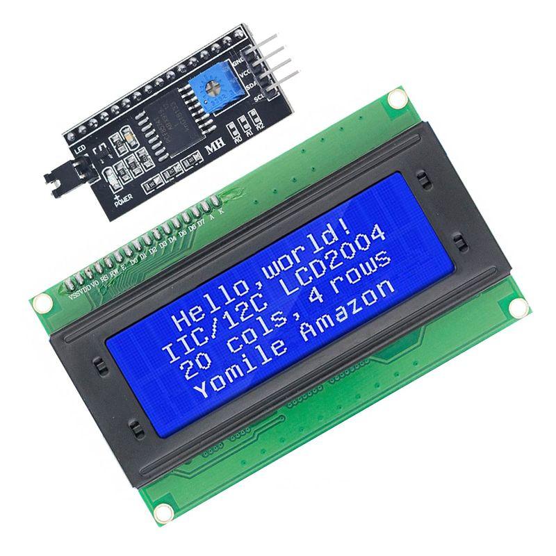 Youmile IIC / I2C / TWI Arduino UNO MEGA R3用のシリアル2004 20x4 LCDモジュールシール ...